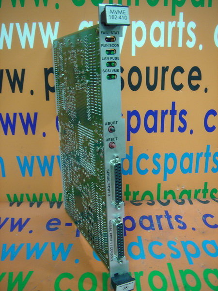 MOTOROLA MVME 162-410 CPU Board - PLC DCS SERVO Control MOTOR POWER SUPPLY IPC ROBOT